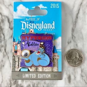 Disney | Other | New Rare Disney Piece Of Disneyland Aladdin Pin | Poshmark